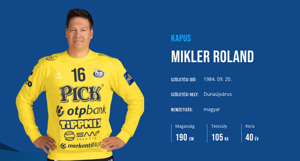 Mikler Roland | OTP Bank-PICK Szeged