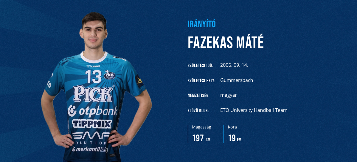 Fazekas Máté | OTP Bank-PICK Szeged